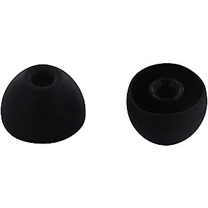 ALXCD Ear Tips Replacement for Powerbeats High-Performance Headphone, 8 Pairs S/M/L/D 4 Sizes Soft Ear Tips, Fit for Powerbeats Pro Powerbeats High-Performance, 8 Pairs (Black)