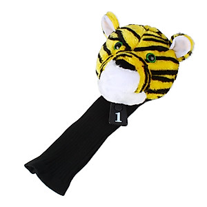 Andux Plush Golf 460cc Driver Wood Club Head Covers Tiger MT/MG76