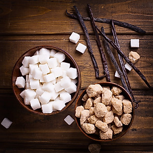 Pure Vanilla Bean Sugar - Made with Real Madagascar Pods & Pure Cane Sugar - For Cooking, Baking, & Additional Flavoring - A Sweet Substitute for Extract, Paste & Beans - 12 Oz