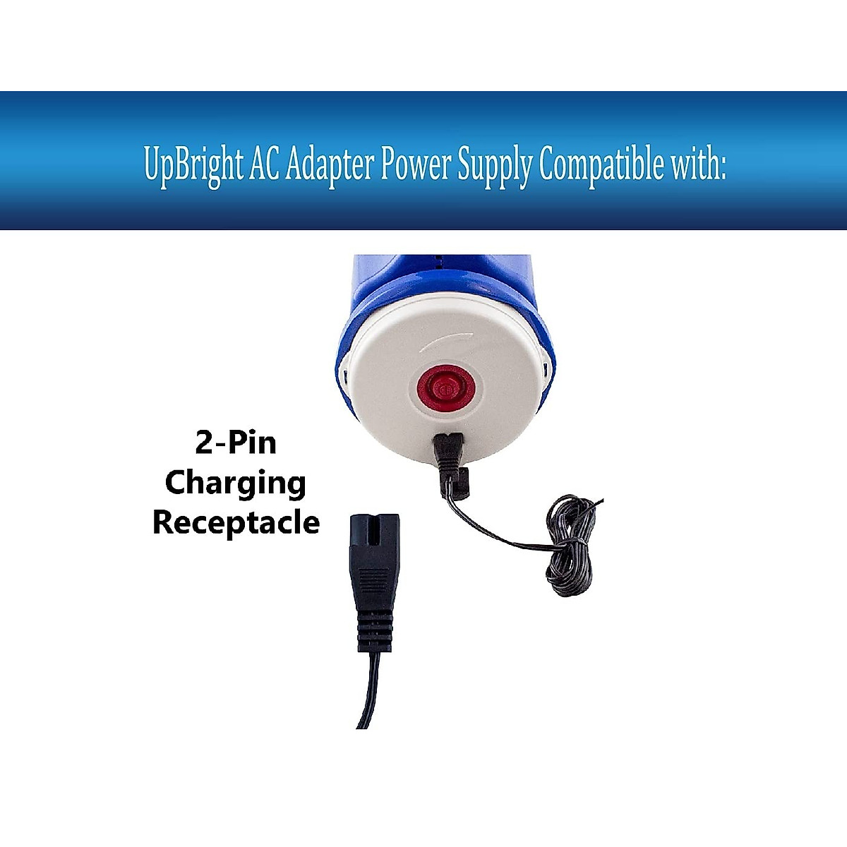 UpBright 8.4V 2Pin AC/DC Adapter Compatible with Water Tech LC099-2SK Pool Blaster Catfish Li 20050CL 23051EL 26050SL 21051DL 22151EL 22051EL Hydro 500 26051SL Volt FX-4 24050GL iVac 250 Power Charger