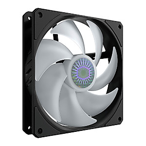 Cooler Master SickleFlow 140 ARGB Case & Cooling Fan - ARGB Motherboard Compatible, Translucent Air Balance Blades, 67 CFM, 2.25 mmH2O, 10 to 27 dBA - ARGB