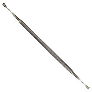 Mars Coat King Stainless Steel Tooth Scaler for Dogs and Cats, Double Ended, Professional/Surgical Grade with Curved End