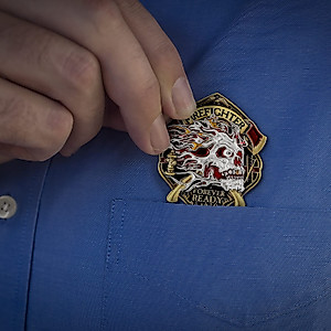 Thin Red Line Challenge Coin