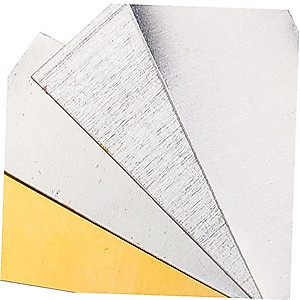 BELLIFFY 16pcs Fruit Battery Anode for Zinc Electroplating Zinc Plate Electrode Strip Anode for Zinc Plating Zinc Anode Electrode Materials Scientific Electrode Experiment Supplies Aluminum