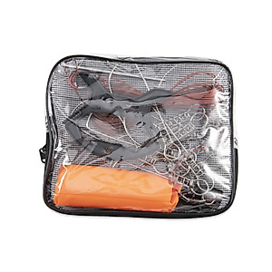 Goture Fishing Stringer Live Fish Lock, Stainless Steel Fish Stringer Clip, Big Fish Wire Rope Cable with Float and Plastic Handle, Fishing Holder Kit with High Strength 10 Snaps/Buckles