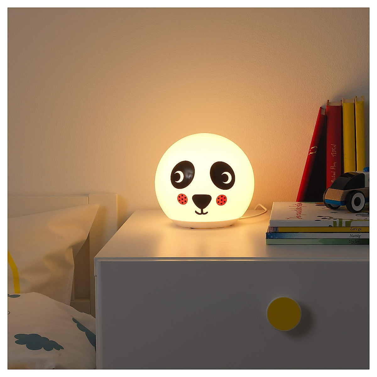 IKEA 503.567.43 Ängarna Led Table Lamp, Panda Pattern