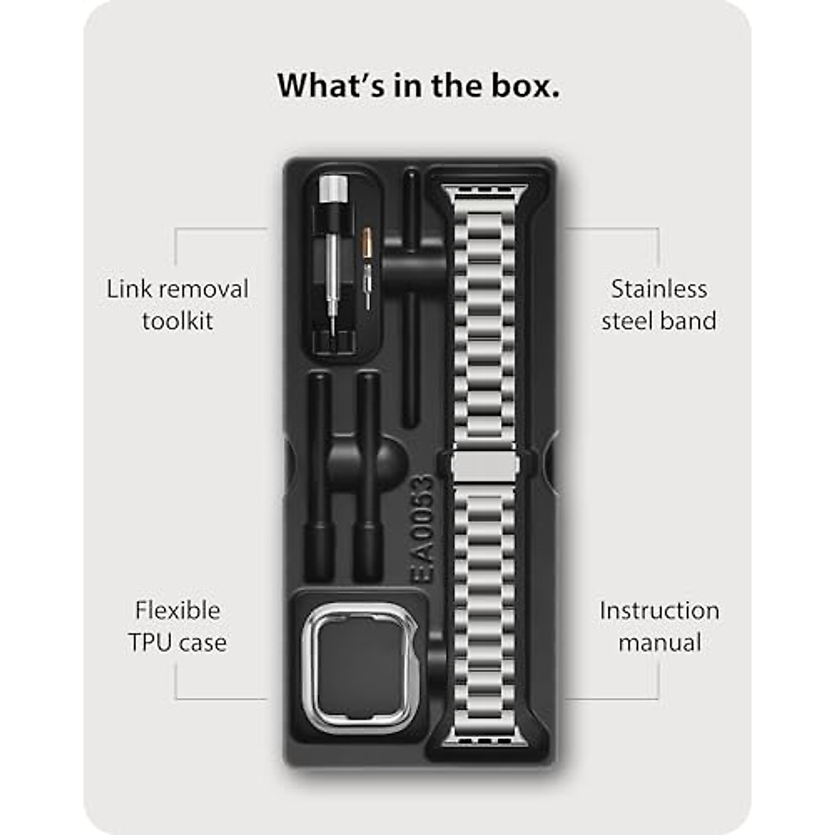 Fullmosa Compatible Apple Watch Bands 49mm 45mm 46mm 44mm 42mm 41mm 40mm 38mm, Metal iWatch Band with Case for Apple Watch Ultra Series 10 9 8 7 6 5 4 3 2 1 SE, 49mm Silver