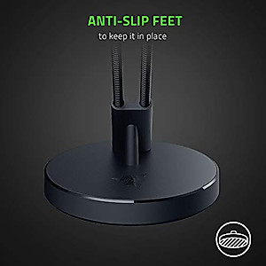 Razer Mouse Bungee V3 - Mouse Cable Holder (Spring Arm with Cable Clip, Heavy Non-Slip Base, Cable Management) Black