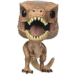 POP Jurassic Park - Tyrannosaurus Rex [T-Rex] Funko Vinyl Figure (Bundled with Compatible Box Protector Case) Multicolor 3.75 inches