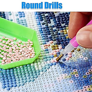 Halloween Diamond Art Painting Kits for Adults - Full Drill Diamond Dots Paintings for Beginners, Round 5D Paint with Diamonds Pictures Gem Art Painting Kits DIY Adult Crafts Kits 13.7x13.7inch