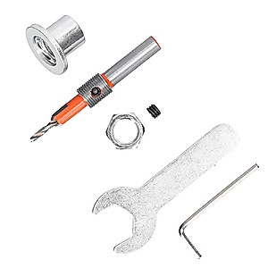 BUZHI Router Bit, 8mm Shank Carbide Countersink Woodworking Router Bit 2.5-10.5mm Hight Adjustable Milling Cutter Screw Extractor Remon Demolition