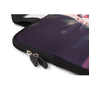 Universal 7-9 inch Tablet Sleeve Ultra-Portable, Neoprene Carrying Sleeve Case Bag Compatible With 7" 8" 8.5" 8.9" 9" Apple iPad Mini, Samsung, Google, HP, Acer (Purple Butterfly)
