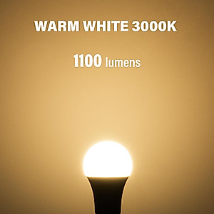 KEIVO 12 Volt Light Bulb, Warm White 3000K, 75 Watt Equivalent, 11W 1100 Lumens, AC/DC 12-24V Low Voltage Led Bulbs, A19 E26 Standard Base, Bright Bulbs for RV, Off Grid Cabin, Camper, 2 Pack