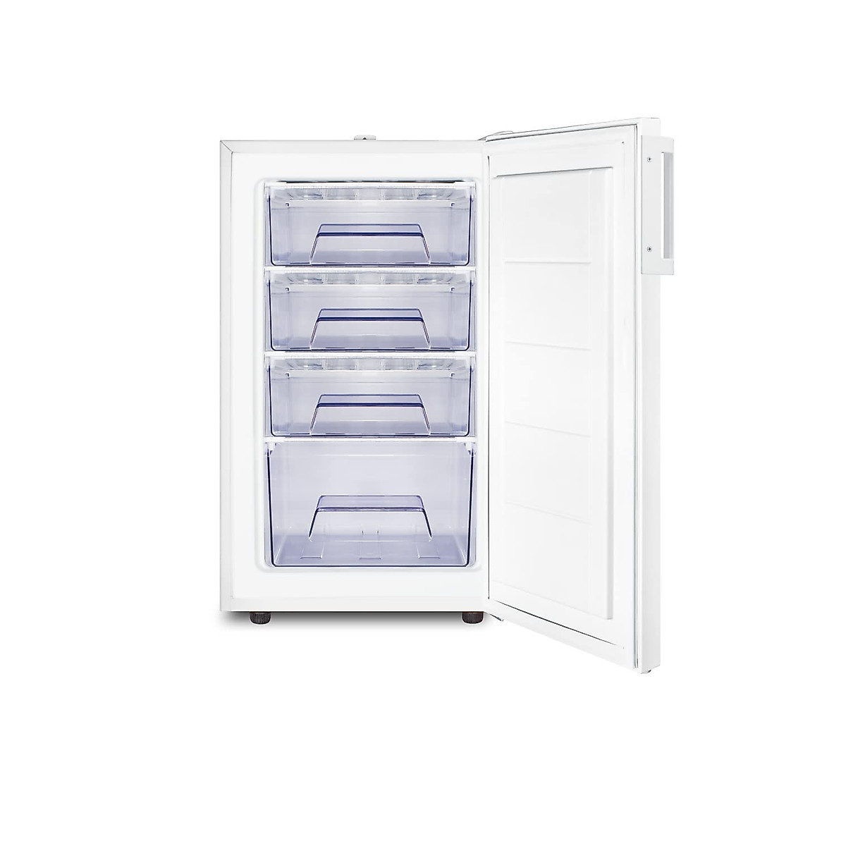 Summit Appliance FS407LW 20' wide counter height manual defrost all-freezer with lock, for general purpose use