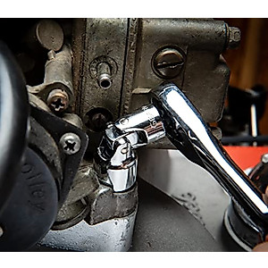 GEARWRENCH 12 Pc. 1/4" Drive 6 Pt. Flex Socket Set, Metric - 80311