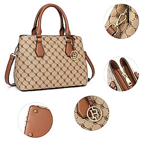 BOSTANTEN Women Leather Handbag bundle Leather Wallets for Women