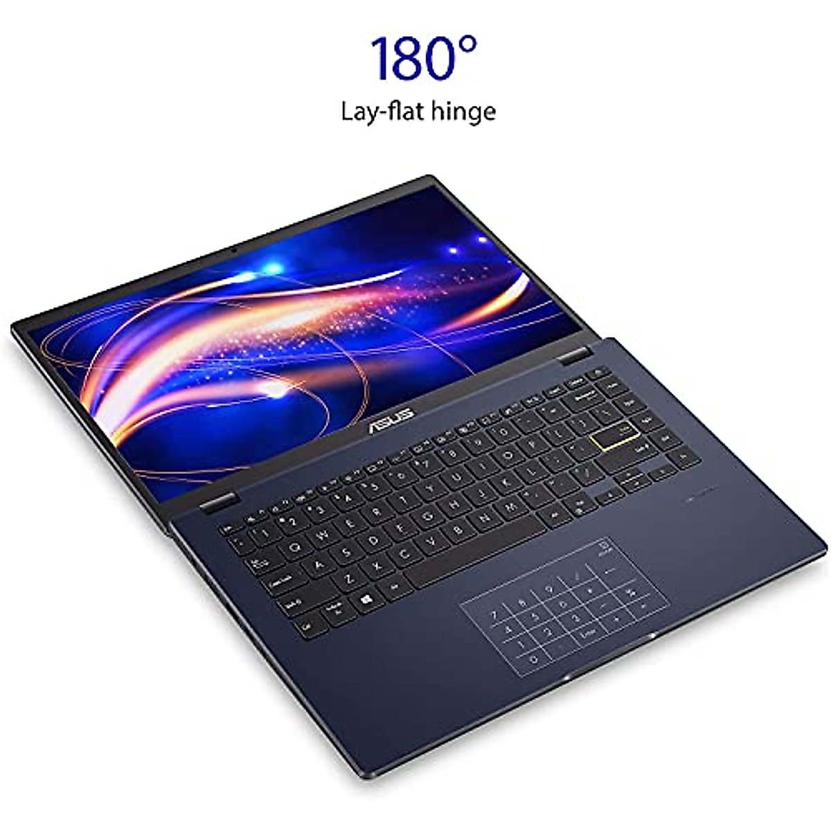 ASUS 2022 L410 Thin Light Student Laptop Computer, 14" FHD Display, Intel Celeron Processor, 4GB RAM, 512 GB Storage, 12Hours Battery, Backlit Keyboard, Windows 10 + 1 Year Microsoft 365, Star Black
