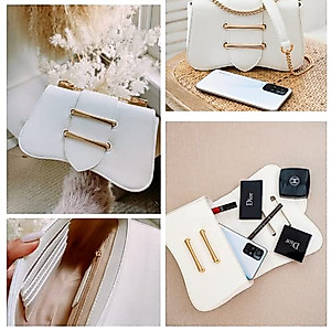 Before & Ever Mini White Shoulder Bag - Small Purse Mini Tote - Small Shoulder Bags for Women - Small White Clutches Purse Bag - White Clutch Handbag - Women's Trendy Cute Purses Hand Bags