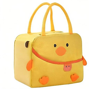 Cute Lunch Box Reusable Duck Lunch Bags for Women Cute Lunchboxes Kawaii Animal Lunch Bag Cooler for Picnic Office Work Travel