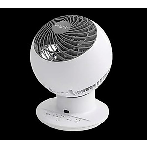 IRIS Woozoo Globe Multi-Directional 5-Speed Oscillating Fan [2024 Model], Small, White