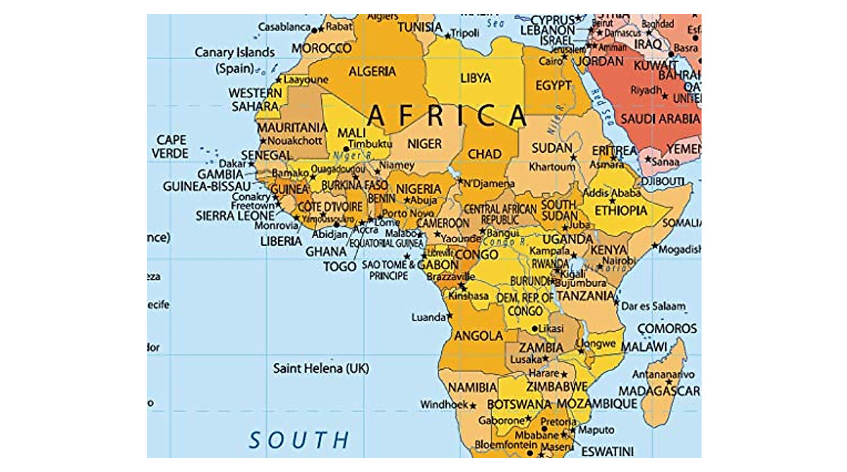 Durable Little Wigwam World Map Poster - 24 x 17 Inch