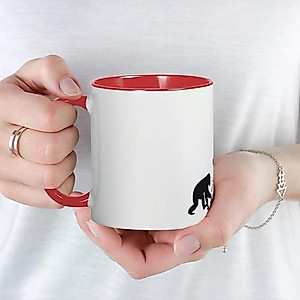 CafePress Evolution Of Man Controlling Drone Model Mugs Ceramic Coffee Mug, Tea Cup 11 oz