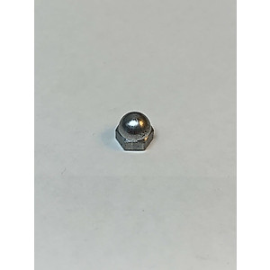 (100) 10-32 Acorn Cap Hex Nuts Aluminum Bolt Thread Cover Smooth Rounded #10/32