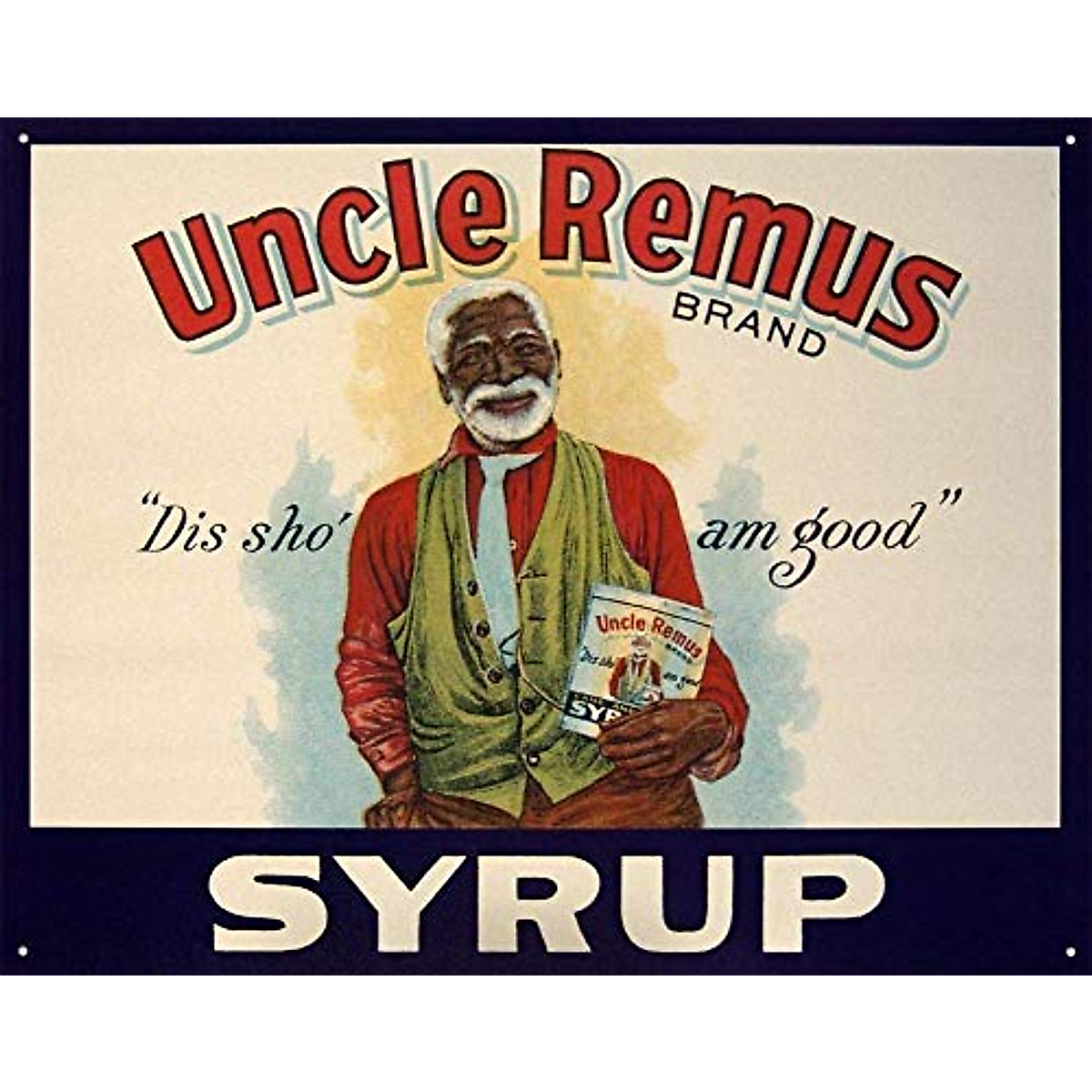 9Ginkgo& Uncle Syrup Retro Vintage Tin Sign TIN Sign 8 x 12 INCH