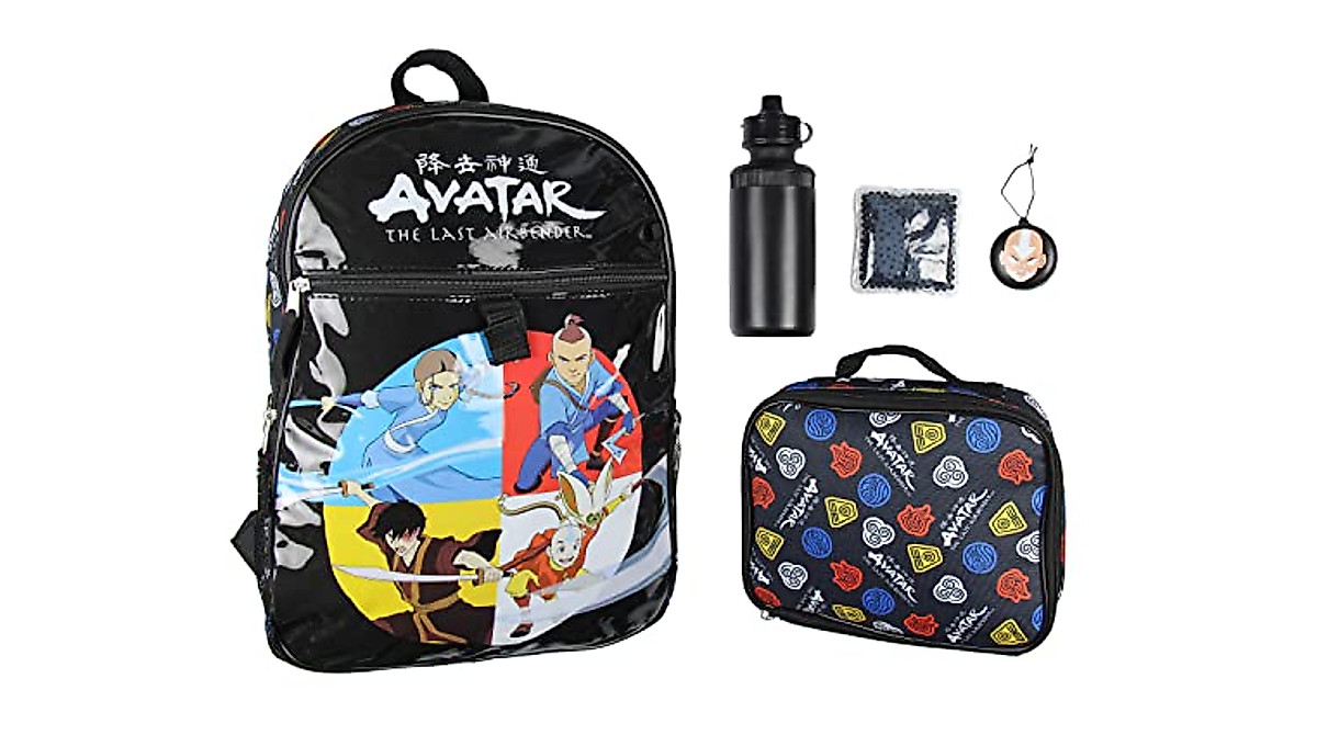 Official Avatar The Last Airbender Backpack Set