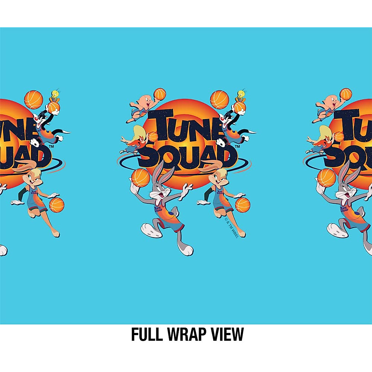 Space Jam 2 OFFICIAL Tune Squad Group 24 oz Insulated Canteen Water Bottle, Leak Resistant, Vacuum Insulated Stainless Steel with Loop Cap