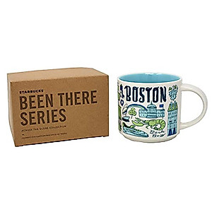 Starbucks Coffee Mug - Been There Series Across The Globe (Boston), 14 ounces