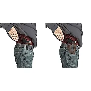 Glock 43X Holster Glock Best Concealed Carry Holster Gun Holster IWB/OWB Holster Glock 19 Holster, Leather Cross Draw Holsters, Appendix Carry, Glock 43 Holster, Taurus G3C Glock 48 Holster