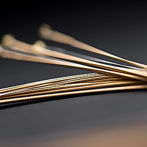 Martin Authentic Acoustic Guitar Strings, Lifespan 2.0 Treated, Custom Light, 80/20 Bronze