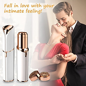 Facial Hair Remover Replacement Heads Generation 2, Double Halo Replacement Heads for Finishing Touch Facial Hair Removal for Women, 18K Gold-Plated Replacement Heads for Facial Hair Remover (6 PCS)