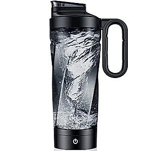 Electric Shaker Bottle, 34 oz Blender Bottles, Made with Tritan - BPA Free - Portable Mixer Cup/USB Rechargeable