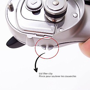 Starfrit Securimax Auto Can Opener, Silver/Black