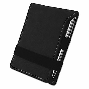 LaserGram Mini Notepad, PA-C Certified Physician Assistant, Personalized Engraving Included (Black with Silver)