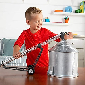 John Deere Tomy Big Farm Scale Grain Bin & Auger Set (1:16 Scale)