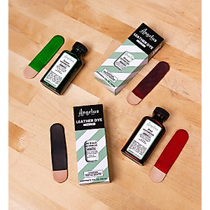 Angelus Leather Dye - Flexible Leather Dye for Shoes, Boots, Bags, Crafts, Furniture, & More 3oz (Dark Brown)