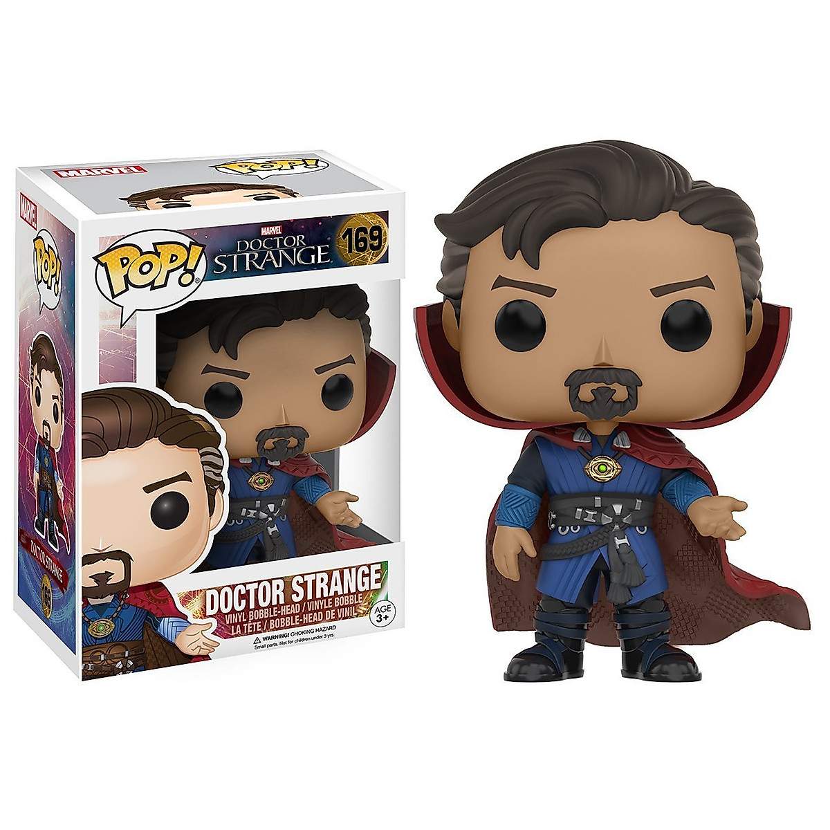 POP Funko Marvel: Dr. Strange - Doctor Strange #169 Vinyl Figure Bobblehead