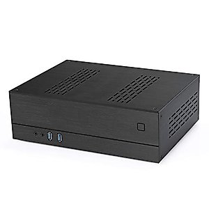 Goodisory A02 0.12in Mini-Itx Aluminum Desktop Computer Chassis HTPC Chassis (Black)
