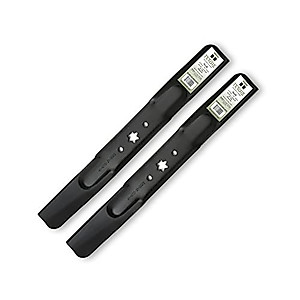 Terre Products, 2 Pack, High Lift Lawn Mower Blades, 42 Inch Deck, Compatible with Cub Cadet RZT, XT1, XT2, 942-04308, 942-04312, Troy Bilt 742-04308, 742-04312, Craftsman LT1000, LT2000, LT3000