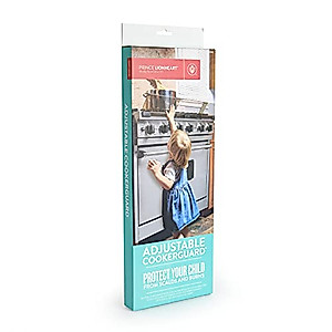Prince Lionheart Stove Guard for Child Safety Premium Adhesive Stove Guard that Protects from Burns Adjustable Stove Guard
