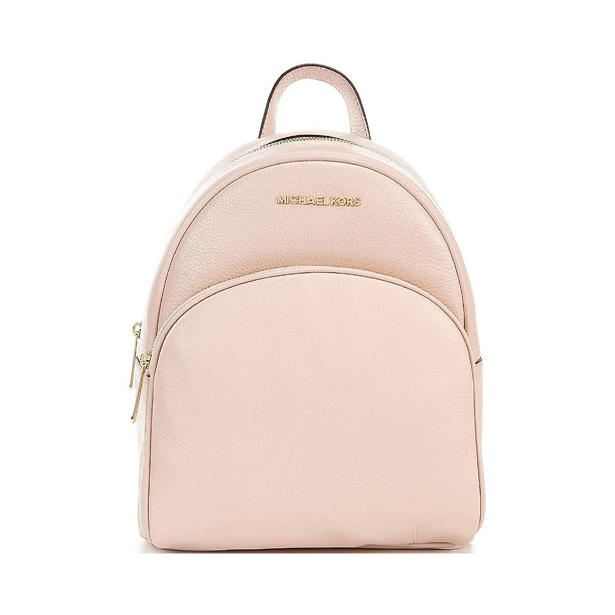 Michael Kors Abbey Medium Pebbled Leather Backpack - Soft Pink
