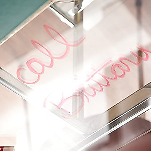 SEI Furniture Oslo Writing Desk, Chrome