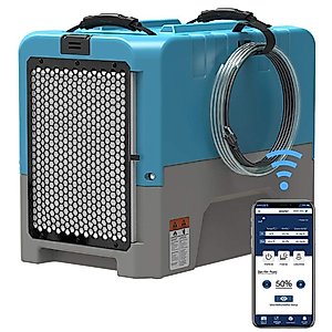 ALORAIR LGR Smart WiFi Commercial Dehumidifier with Pump, up to 180 PPD (Saturation), 5 Years Warranty, Industrial Dehumidifiers APP Control Auto Shut Off, cETL Listed, for Garage, Flood Restoration