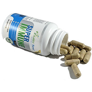 Super Wellness Immune Booster - Quercetin Immunity Support, 25 Vitamins, Herbs, Superfoods, Mushrooms - Vitamins C & E - Selenium - Turmeric - Immune Defense Supplement - 60 Capsules