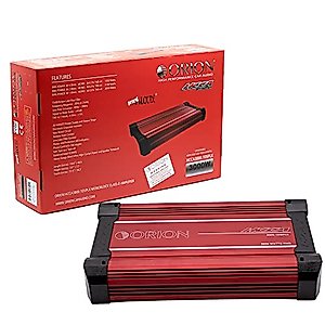 Orion HCCA3000.1DSPLX Monoblock Class D Competition Amplifier with Remote Subwoofer Level Control, 3,000W RMS