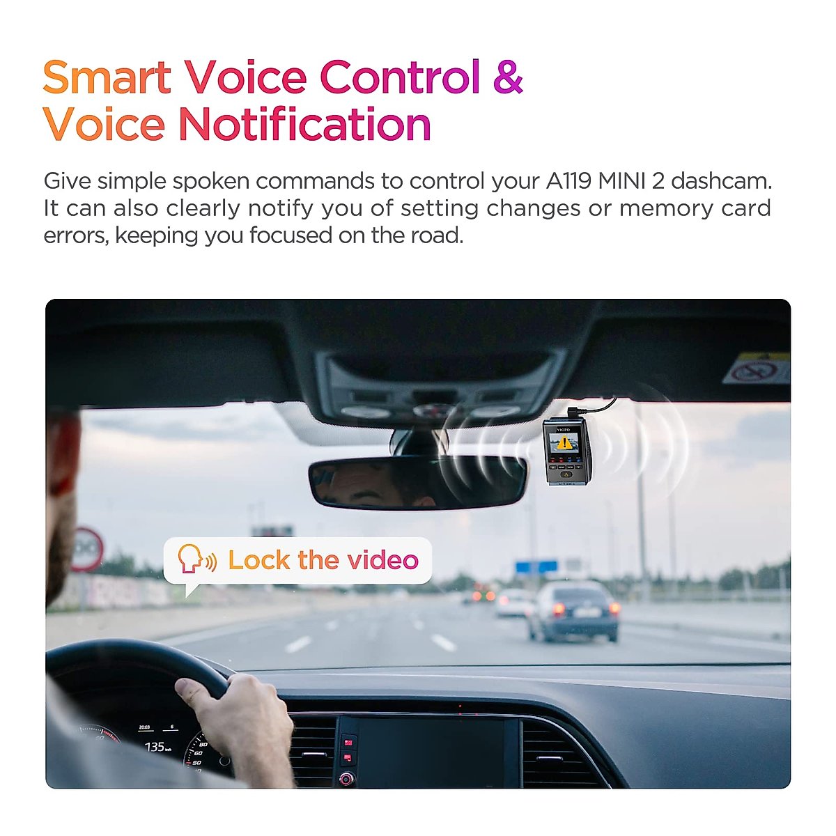 【Bundle: VIOFO A119 Mini 2 + 256GB Card + CPL + HK4 Hardwire Cable + Bluetooth Remote】 VIOFO Mini Dash Cam Front A119 Mini 2, STARVIS 2 Sensor, 2K 60fps/HDR 30fps Voice Control with 5GHz Wi-Fi GPS