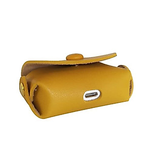 for AirPods Pro Case Cover, Leather Headphone Protective Cover with Keychain for Women Men Compatible with AirPods 3rd & 2nd & 1st Generation, Anti-Scratch Creative Shell(White,for AirPods 3)